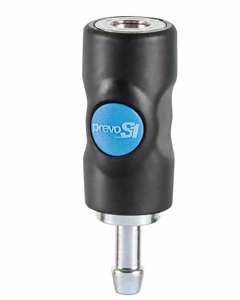 Prevost Hose Stem Coupler Industrial 1/4" Body