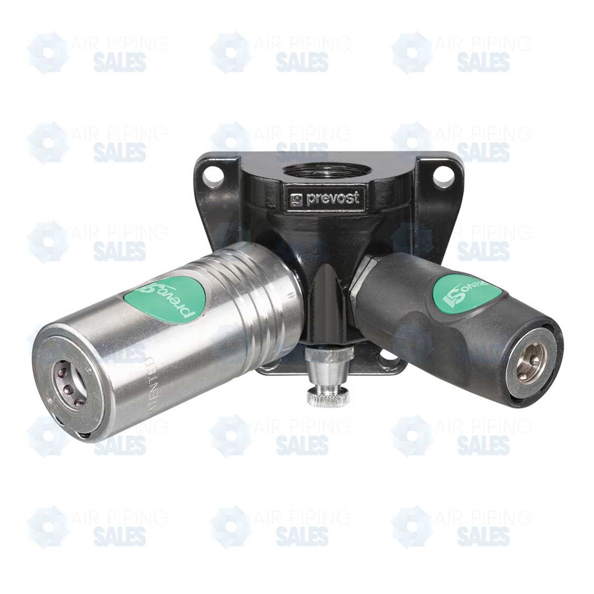 Prevost Female Thread Double Wall Manifold - 2 Couplers And Drain - 3/8 ...