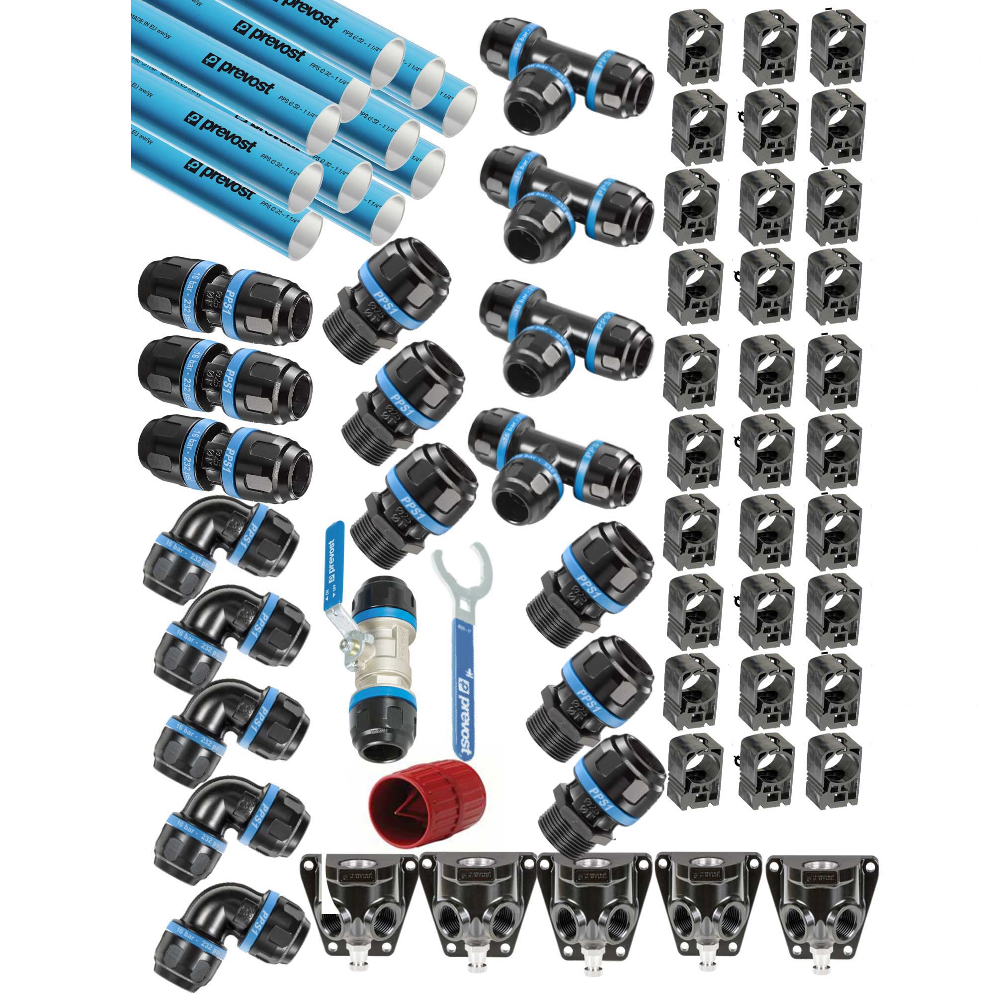 Ultimate Large Garage Piping Kit for Compressed Air Setup